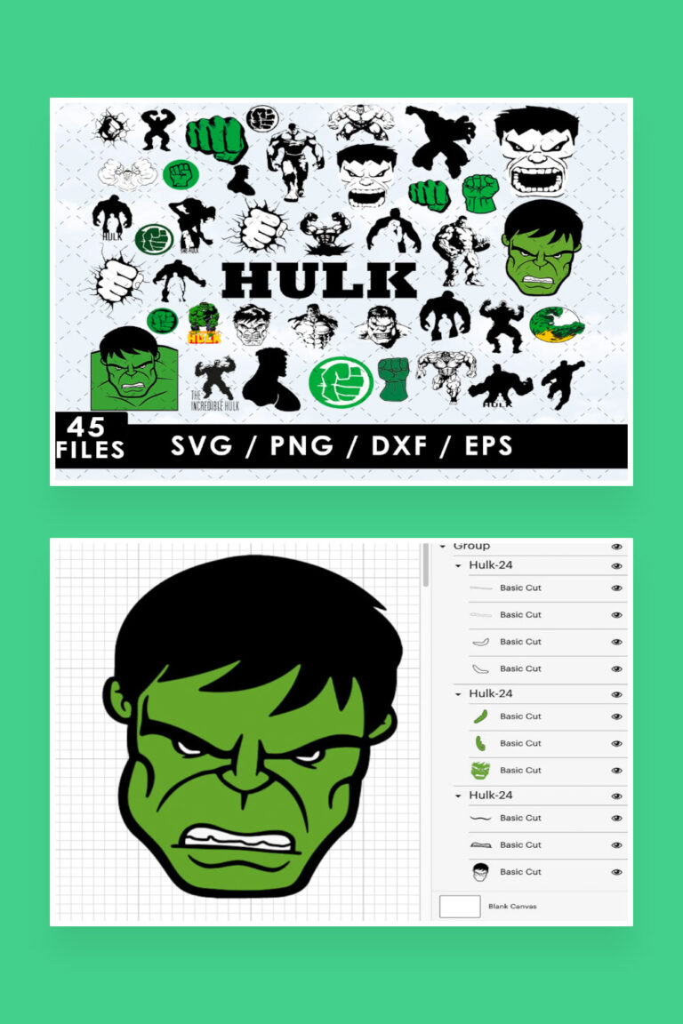 Hulk Bundle Layered SVG – MasterBundles