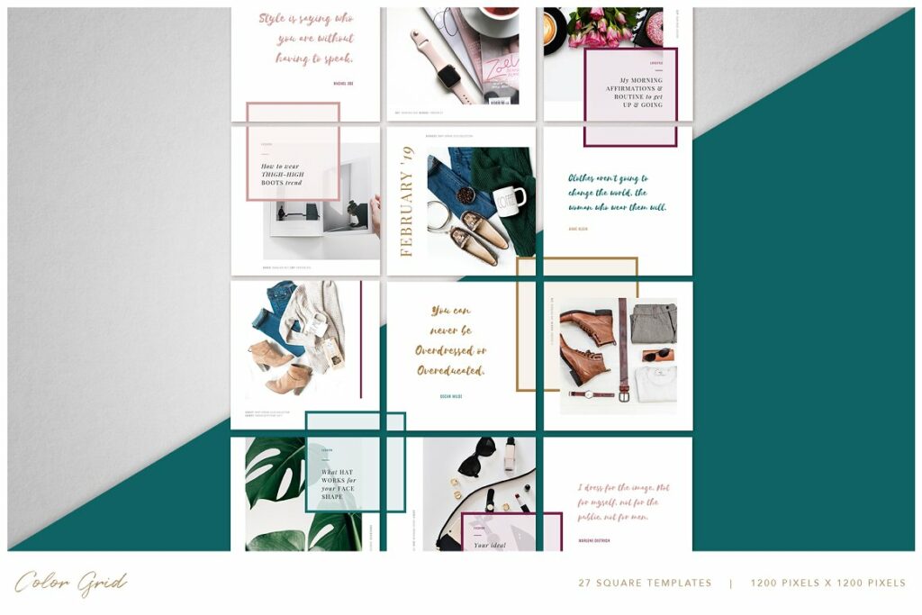 The Grid Canva & PPT – MasterBundles