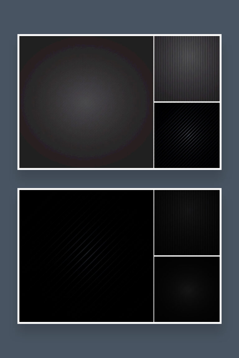 Colleciton Of Black Striped Textures – MasterBundles