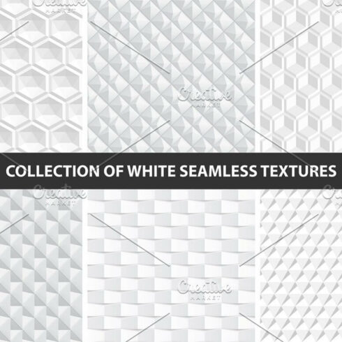 Decorative White Seamless Textures | Master Bundles