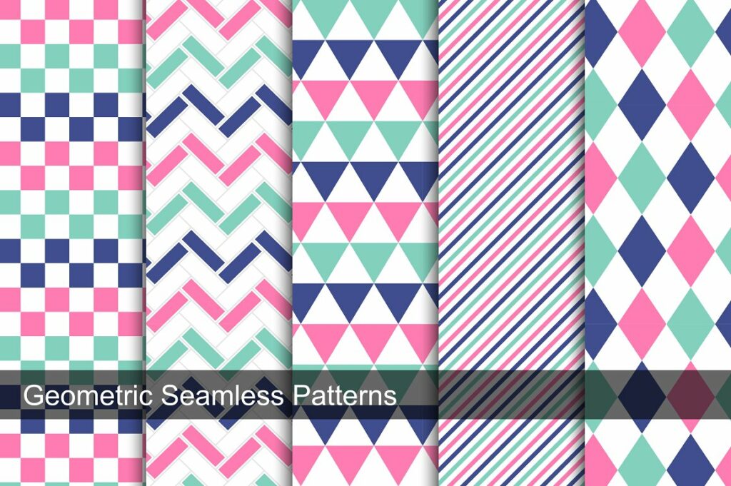 Collection Of Geometric Swatches – MasterBundles