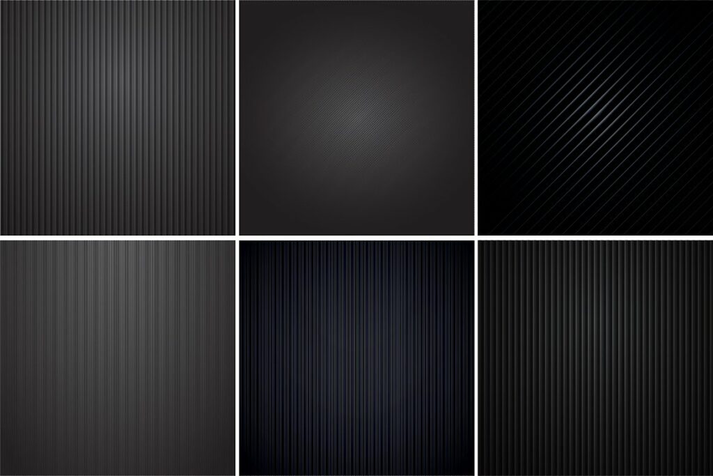 Colleciton Of Black Striped Textures – MasterBundles