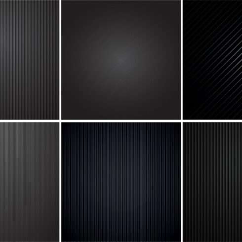 Colleciton Of Black Striped Textures | Master Bundles