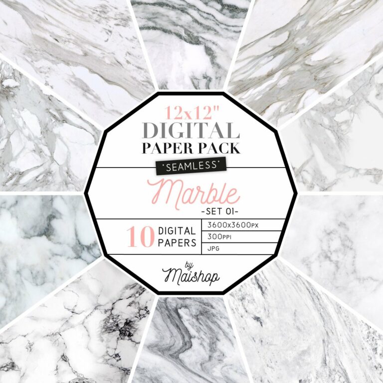 Marble Digital Paper Seamless – MasterBundles
