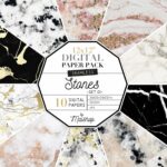 Seamless Digital Paper Stones Set 01 – MasterBundles