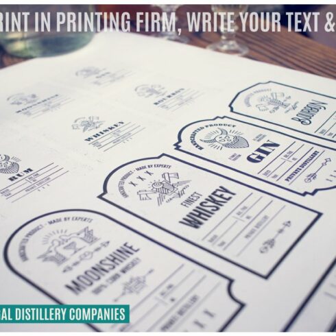 Distilling Industry Vintage Labels | Master Bundles