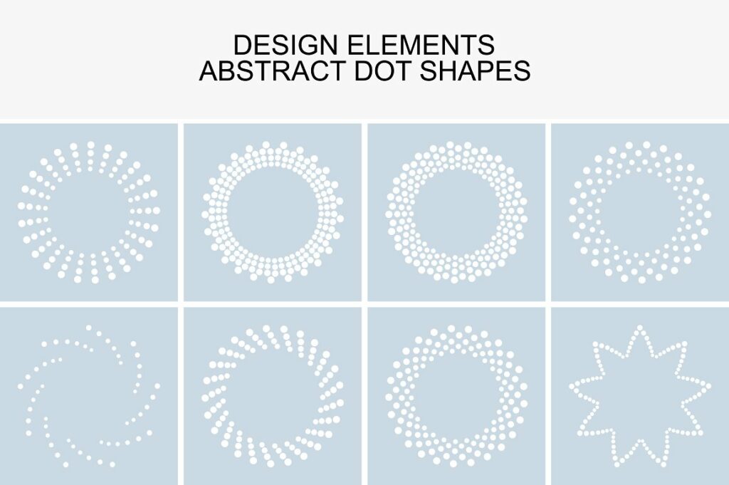 Dotted Design Elements – MasterBundles