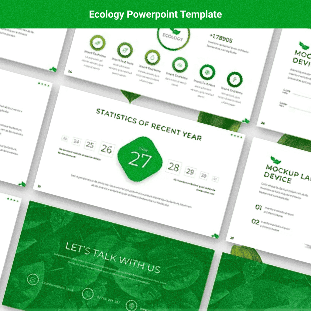 Free Ecology Theme Powerpoint – MasterBundles