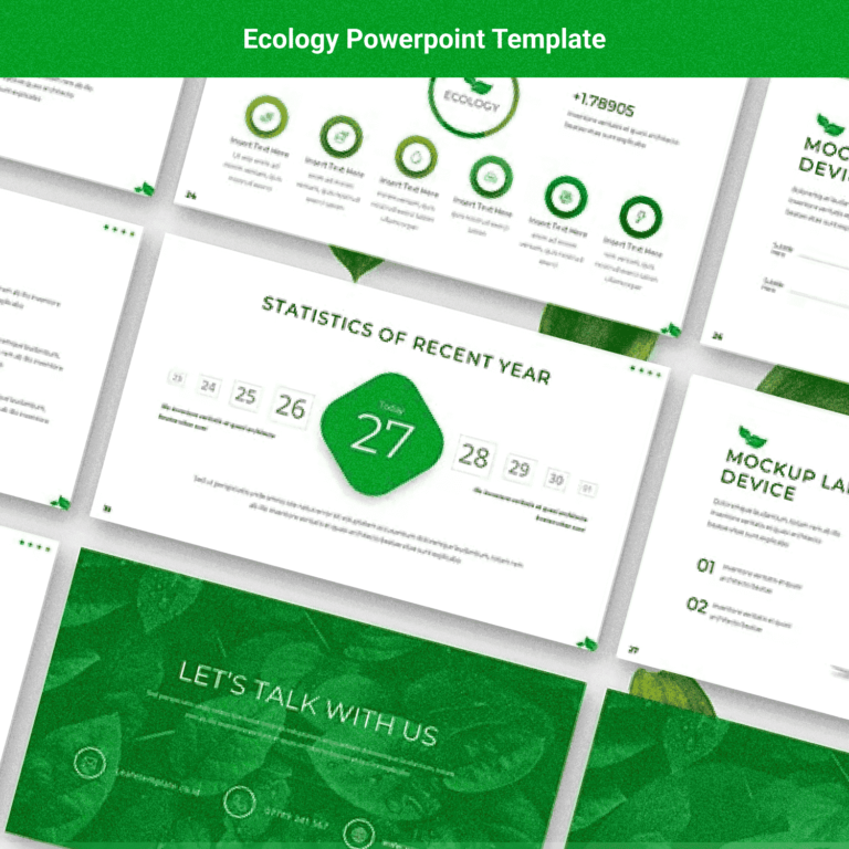Free Ecology Theme Powerpoint – MasterBundles