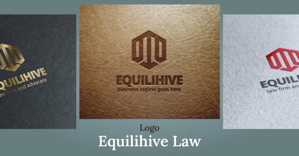 Equilihive Law Abstract Symbol Logo – MasterBundles