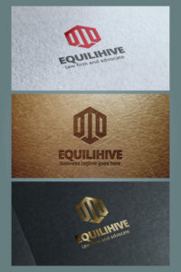 Equilihive Law Abstract Symbol Logo – MasterBundles