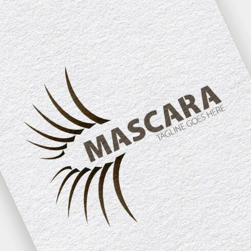 Eye Mascara Logo | Master Bundles