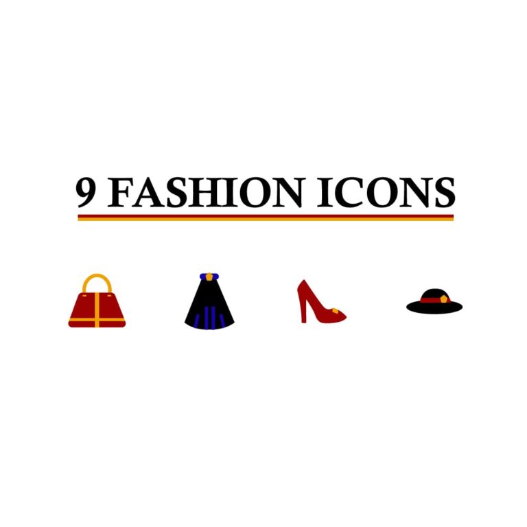 Free Fashion Icons – MasterBundles