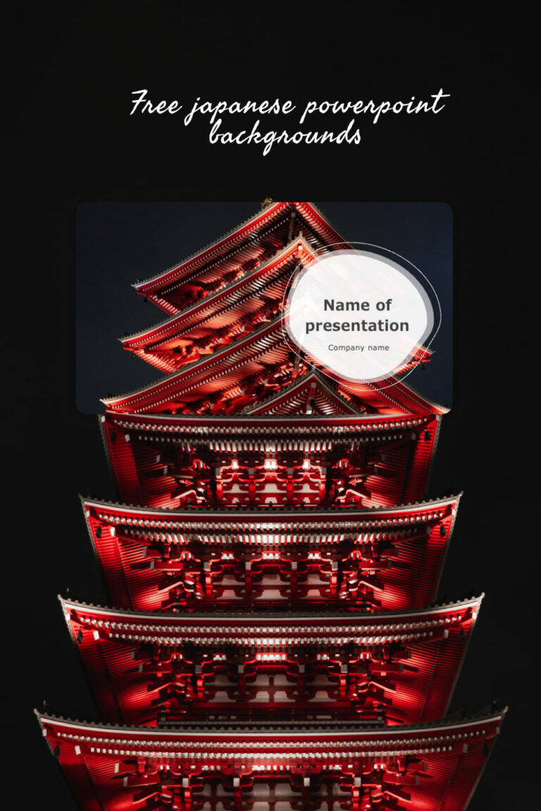 Free Red Japanese Powerpoint Backgrounds – MasterBundles