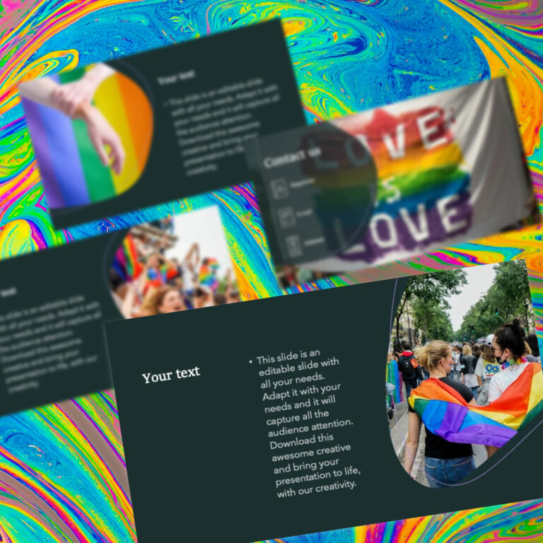 Free LGBT PowerPoint Template Lesbian Pride – MasterBundles