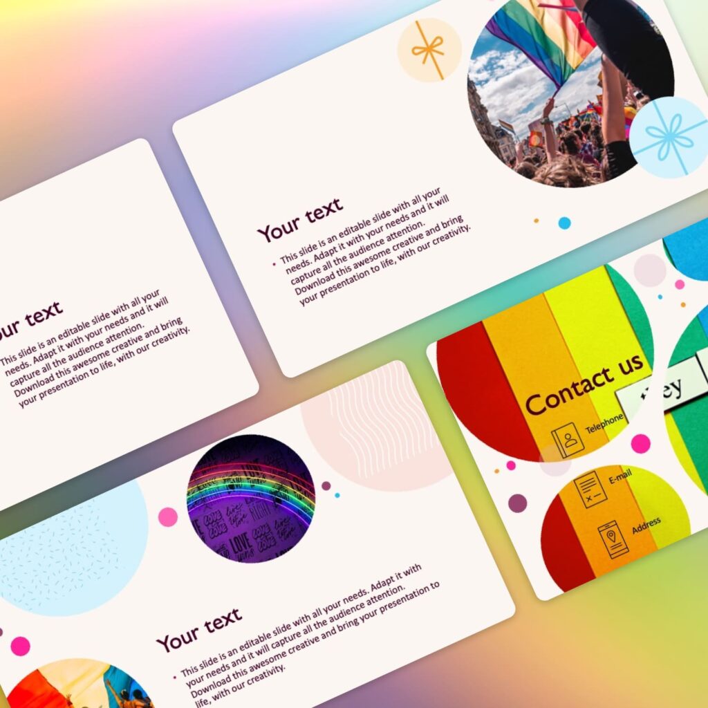Free LGBT PowerPoint Template Gay Pride – MasterBundles