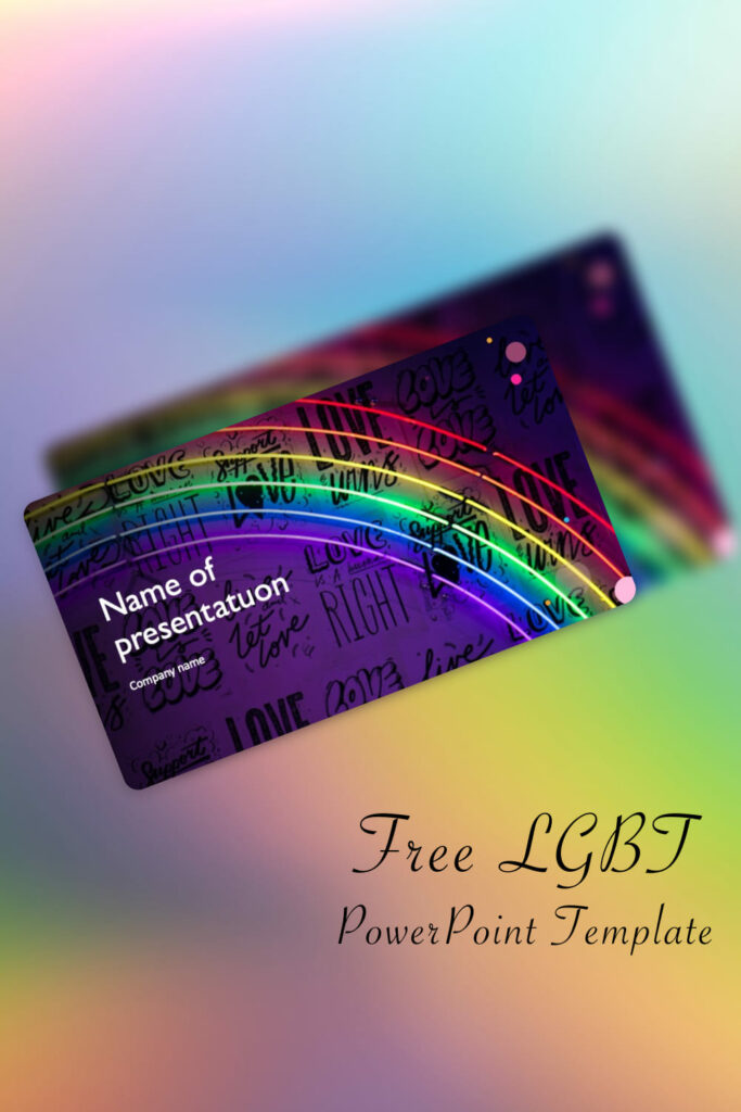 Free LGBT PowerPoint Template Gay Pride – MasterBundles