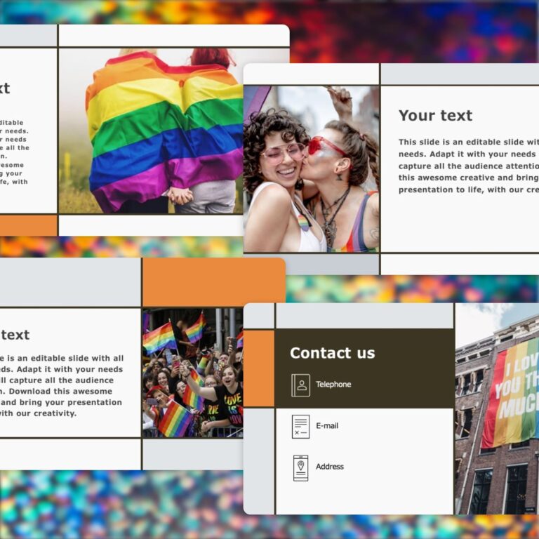 Free LGBT PowerPoint Template Non-binary Pride – MasterBundles