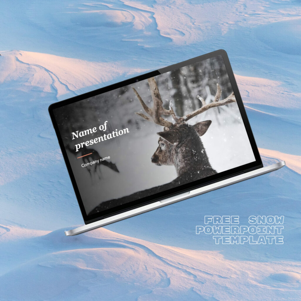 Free White Snow Powerpoint Template – MasterBundles