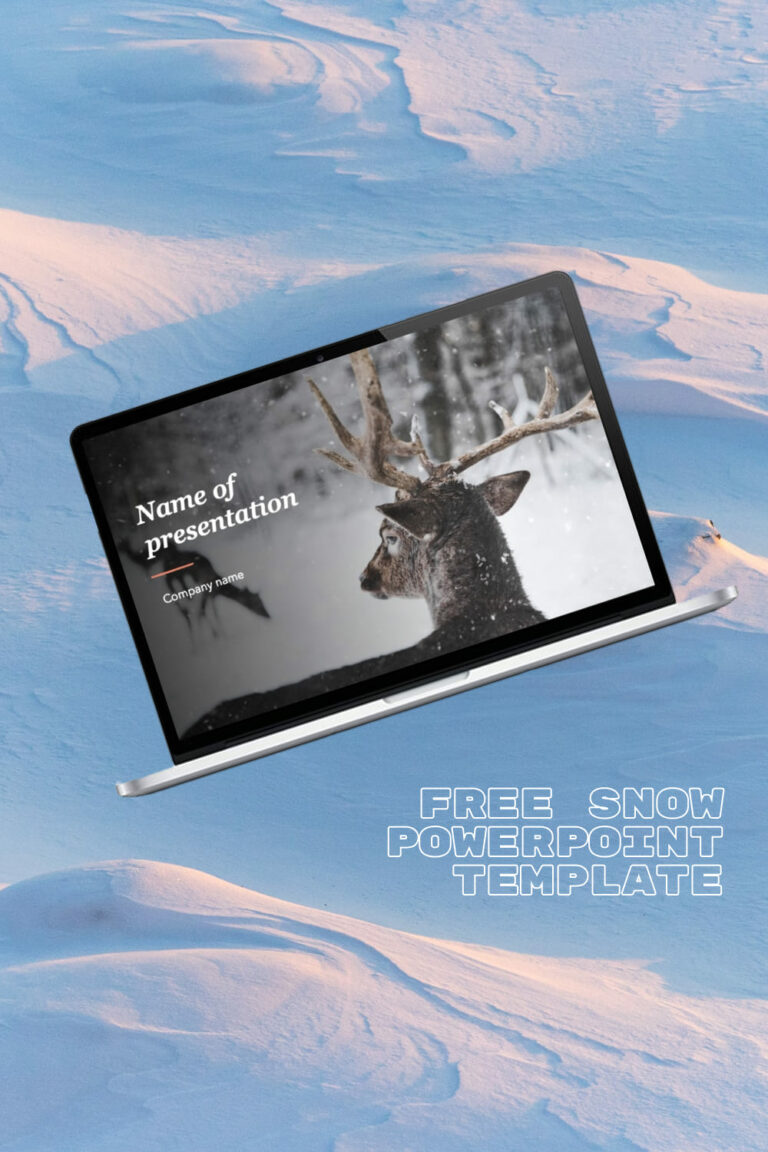 Free White Snow Powerpoint Template – MasterBundles