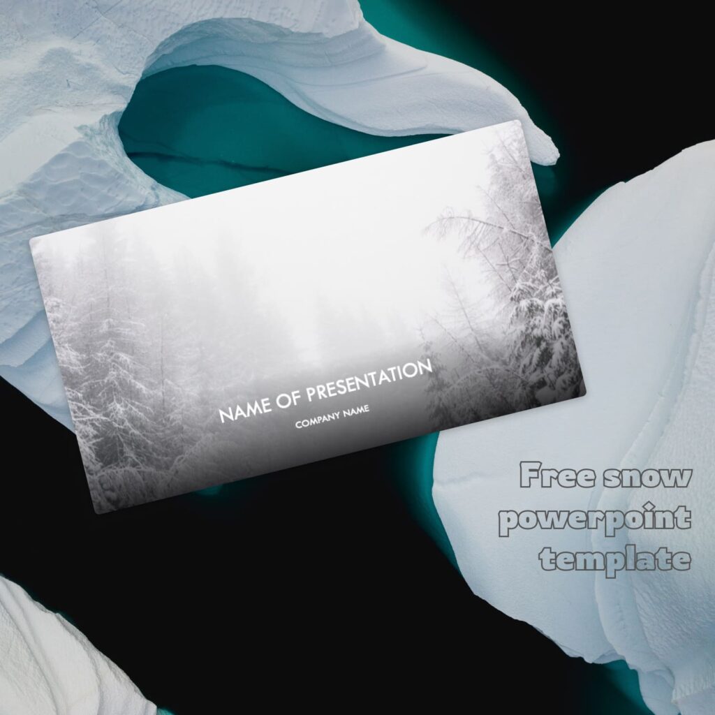 Free Snow Powerpoint Template – MasterBundles