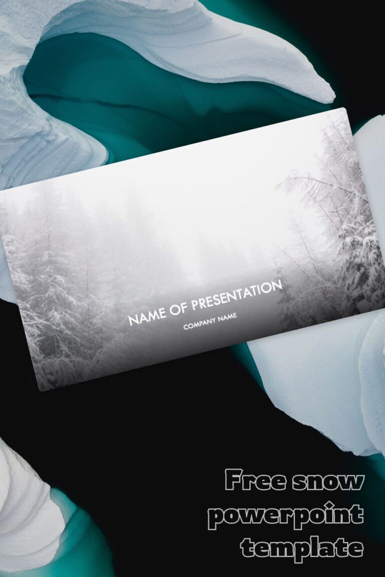 Free Winter Snow Powerpoint Template – MasterBundles