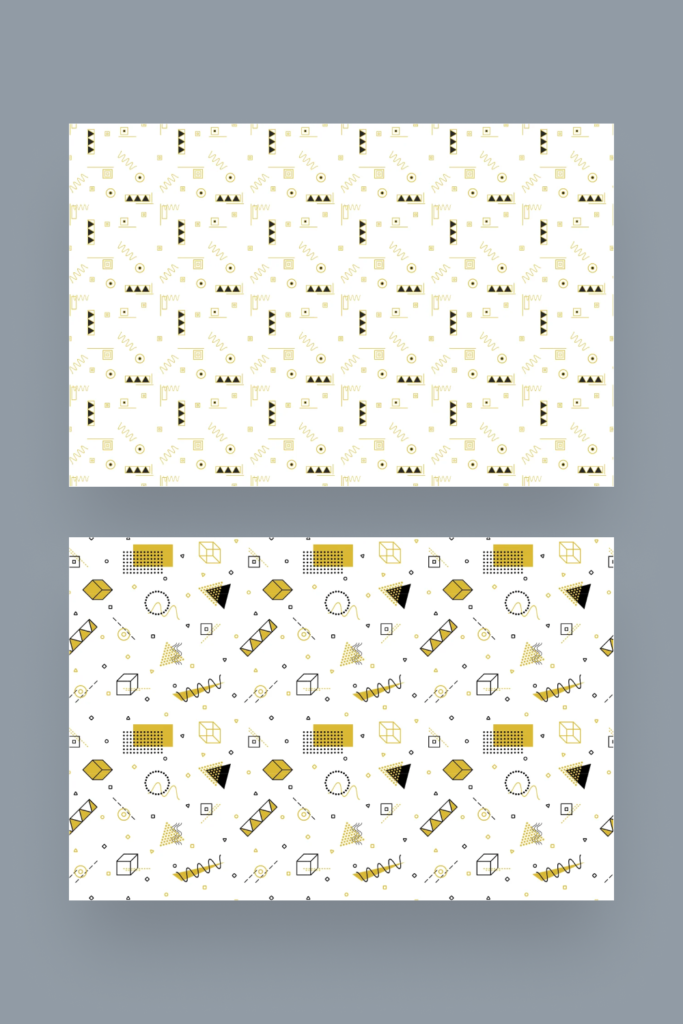 Geometric Trendy Seamless Patterns – MasterBundles
