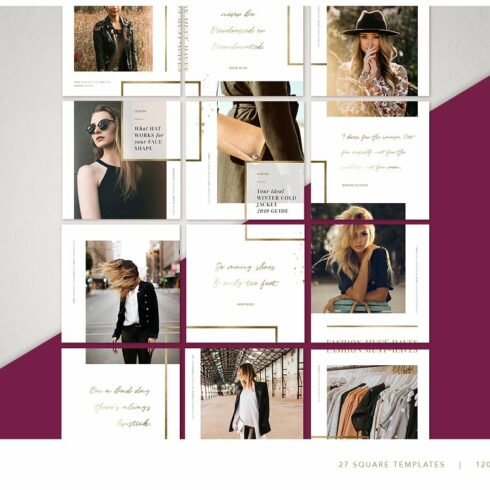 The Grid Instagram Posts Layout | Master Bundles