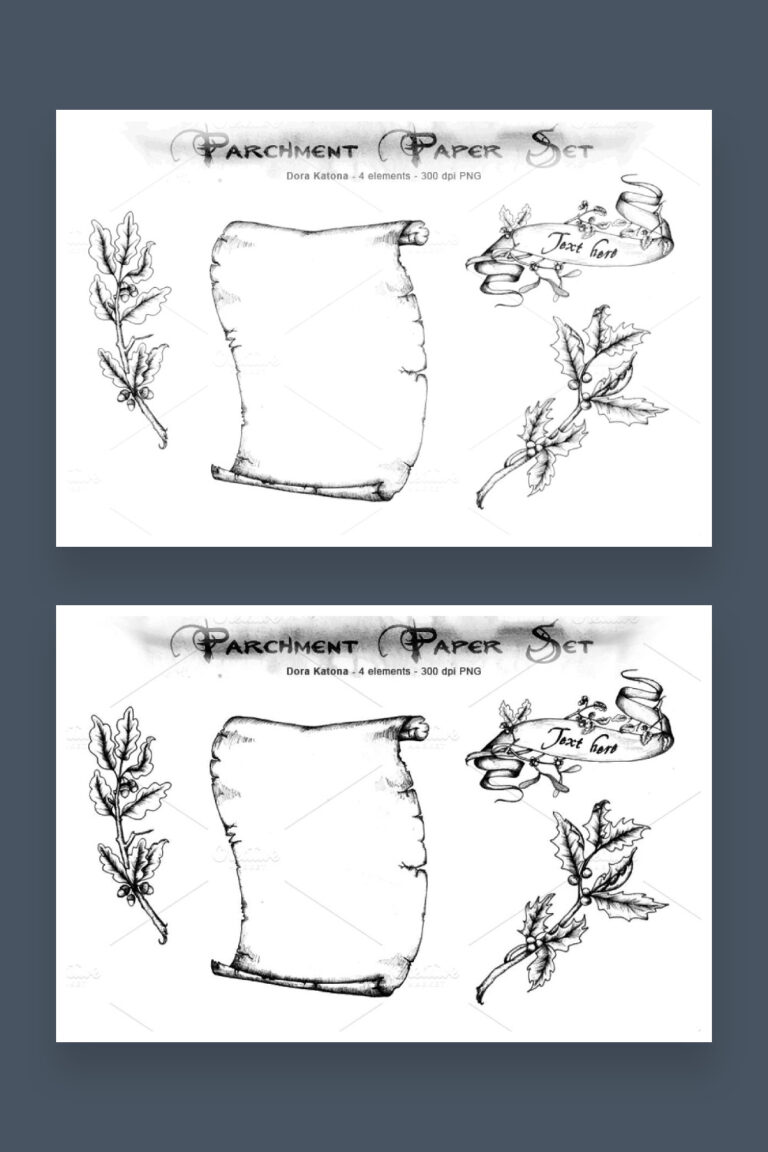 Hand Drawing Parchment Set – MasterBundles