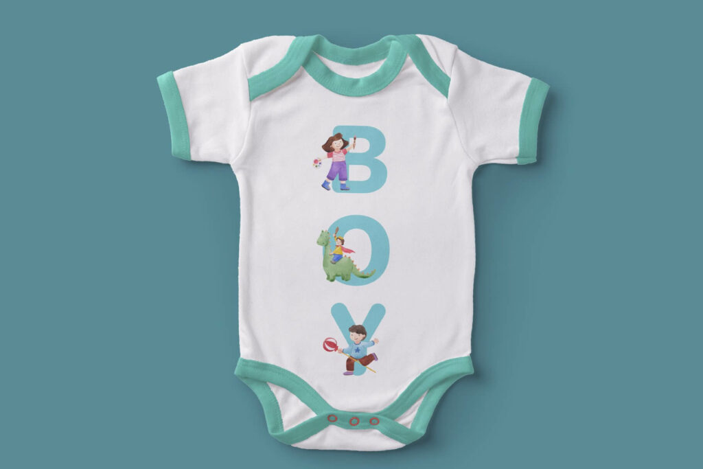 Happy Children Spring Watercolor Illustration – MasterBundles