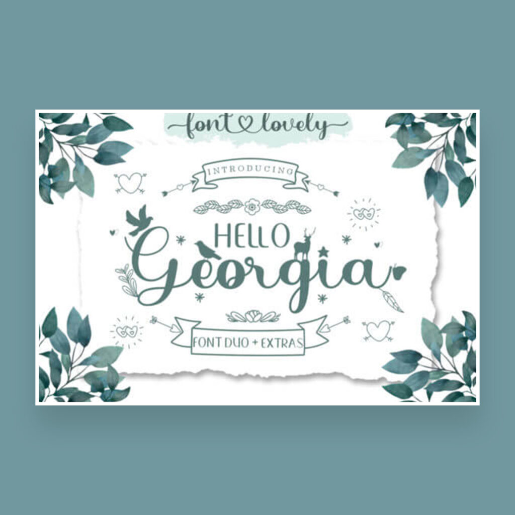 Hello Georgia Adaptable And Graceful Handwritten Font – MasterBundles