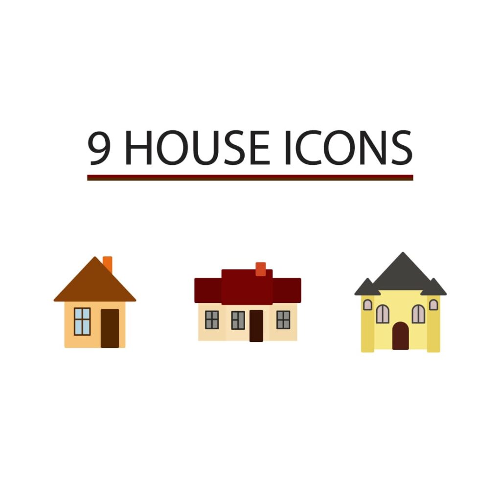 Free House Icons – MasterBundles