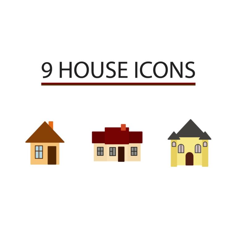Free House Icons – MasterBundles