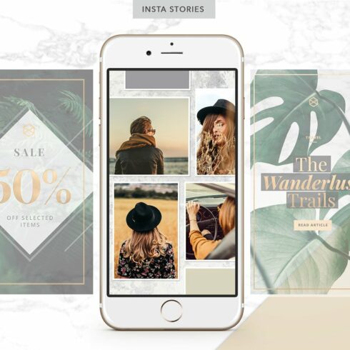 Golden Social Media Pack | Master Bundles