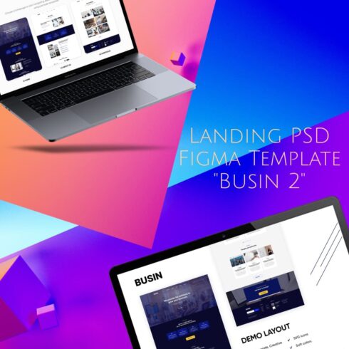 Landing PSD Figma Template "Busin 2" | Master Bundles
