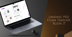 Landing PSD Figma Template "Busin 3" – MasterBundles