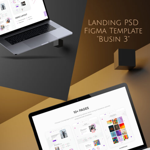 Landing PSD Figma Template "Busin 3" | Master Bundles