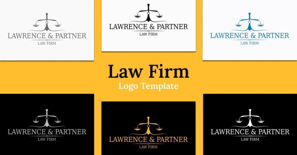 Original Law Firm Logo Template – MasterBundles