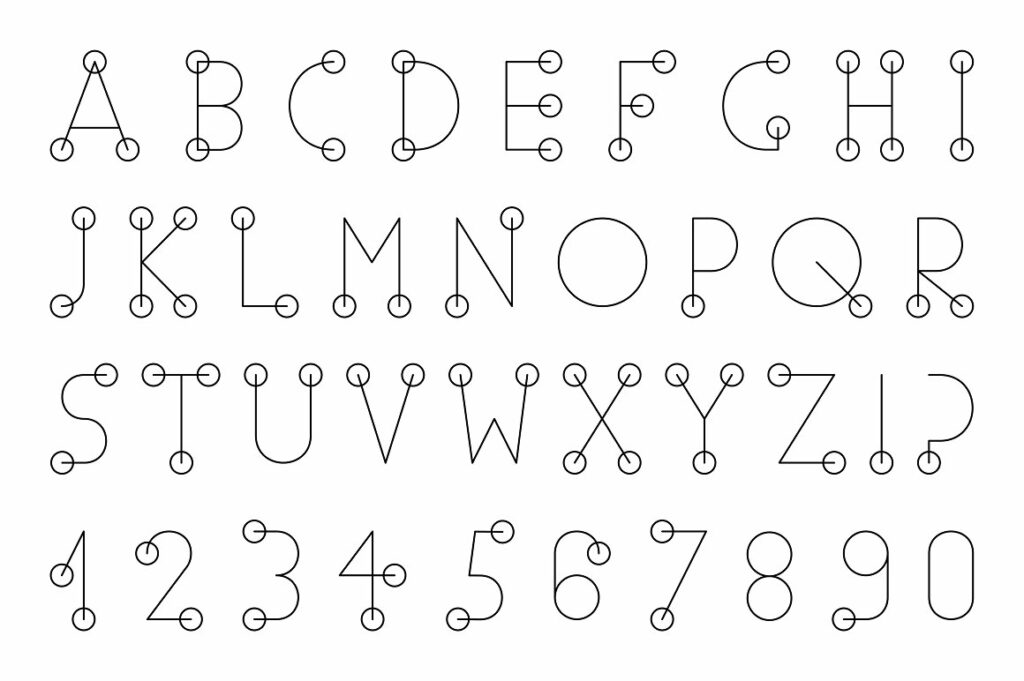 Minimalist English Alphabet – MasterBundles