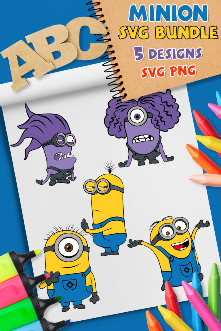 5 Minion SVG Designs – MasterBundles