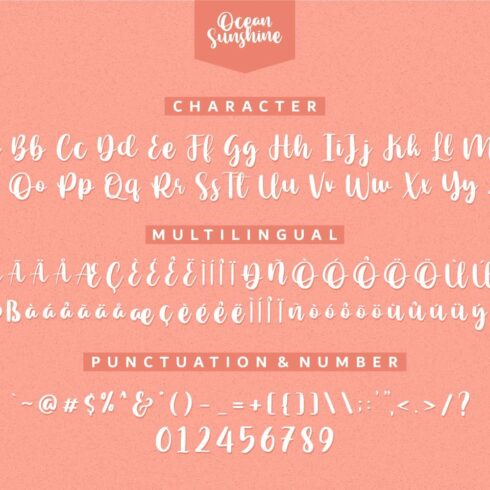 Ocean Sunshine Handlettered Script Font | MasterBundles