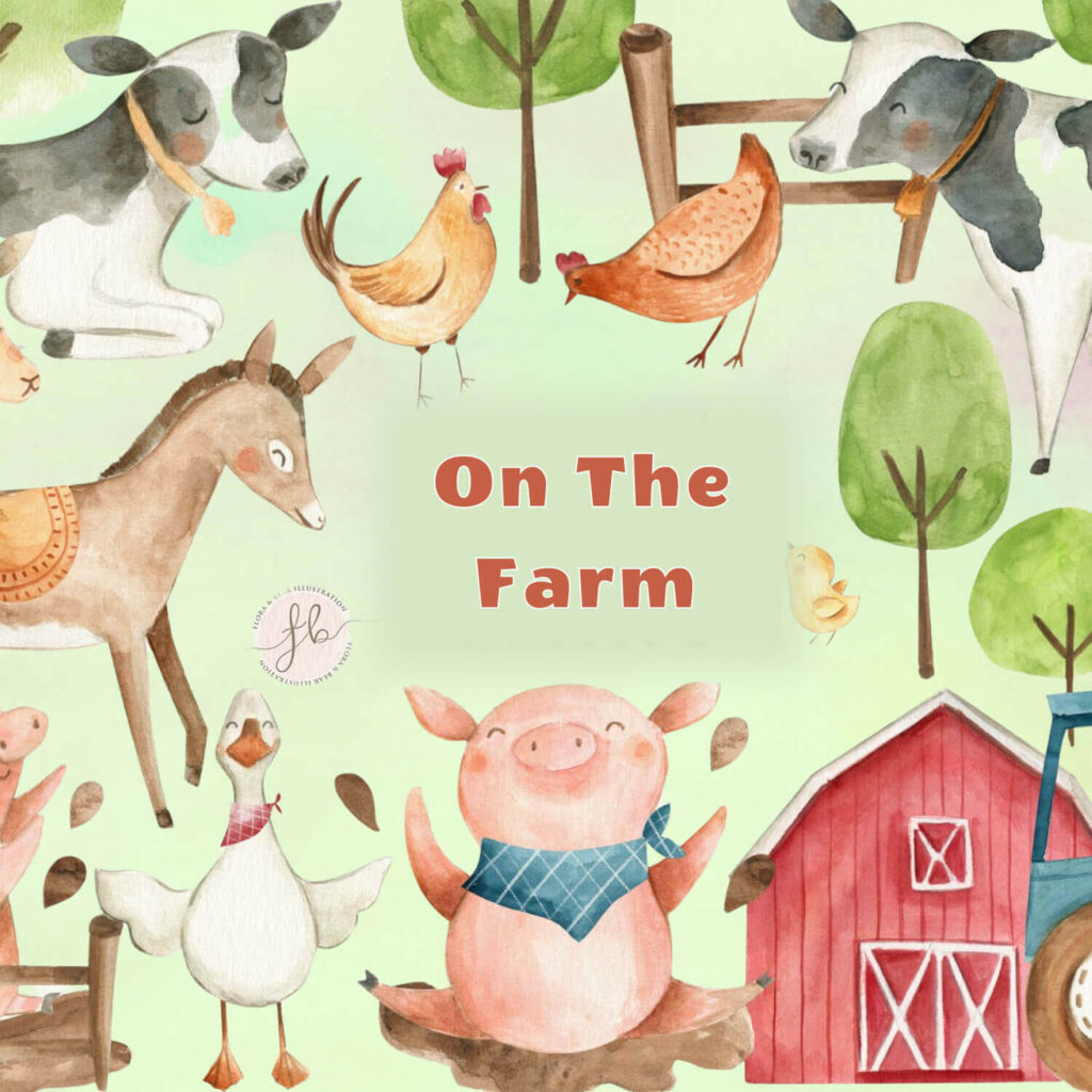 On The Farm Clipart – MasterBundles