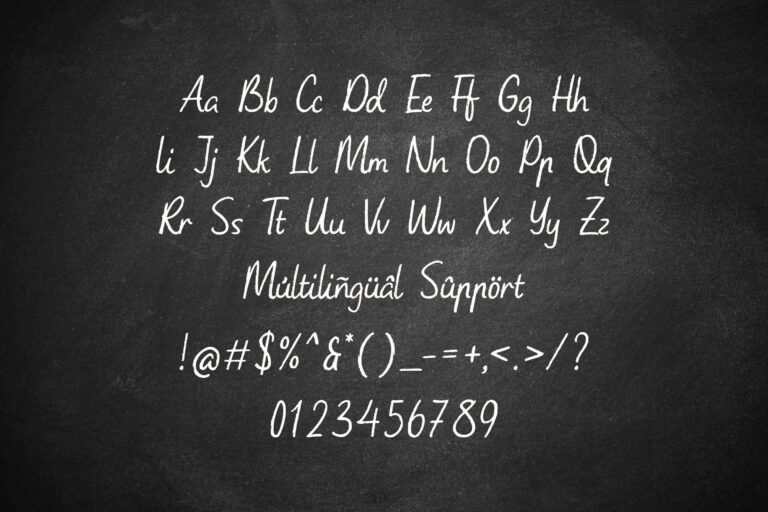 Onlychalk A Handmade Chalk Font – MasterBundles