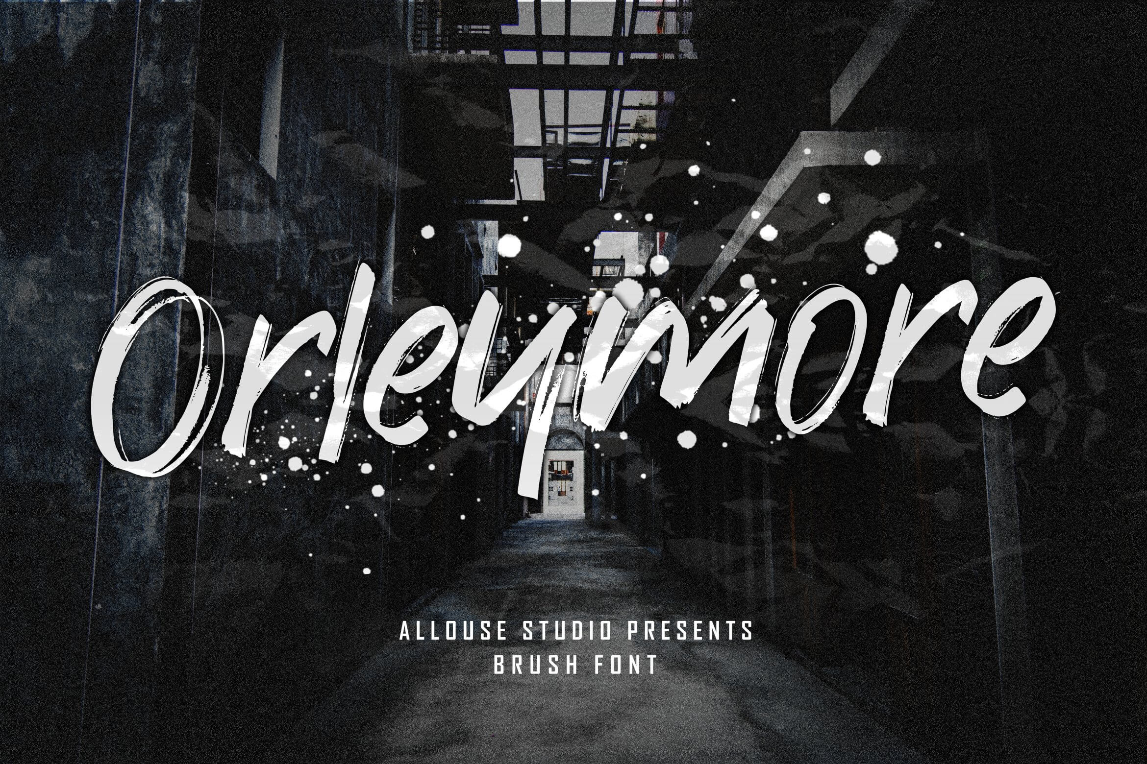 Orleymore Beautiful Modern Brush Font – MasterBundles