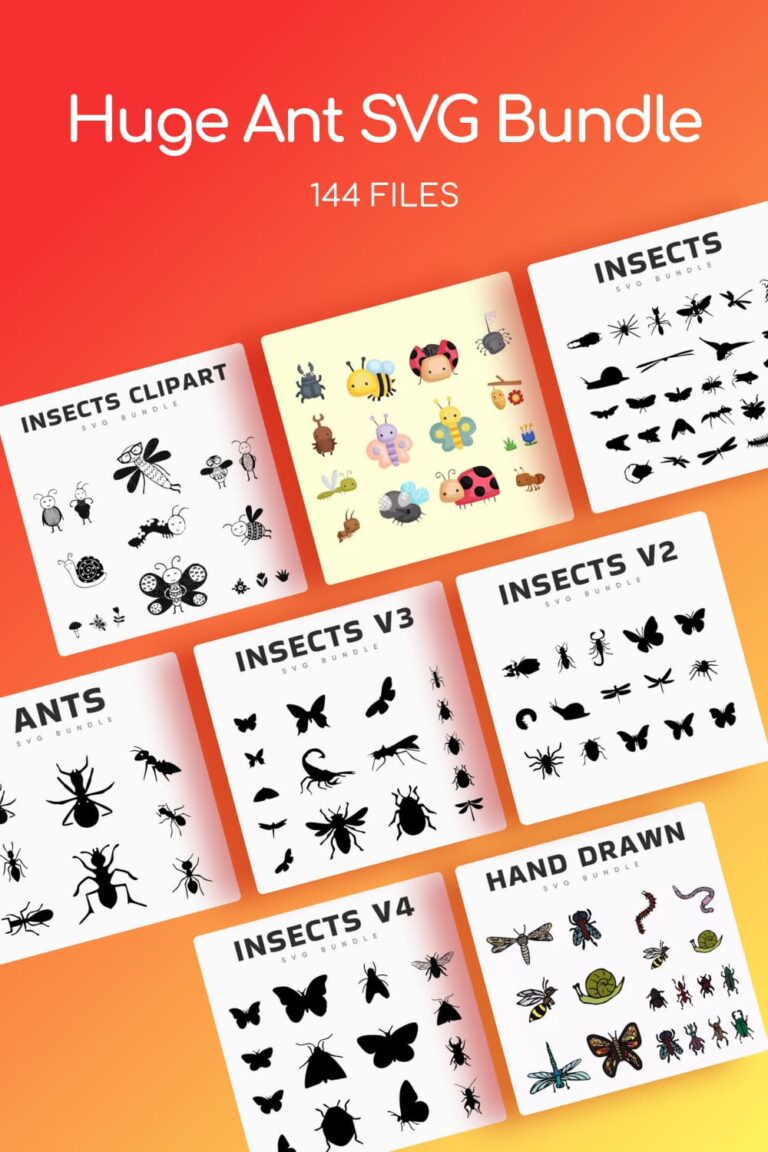 Big Ant SVG Bundle: 144 Files – MasterBundles