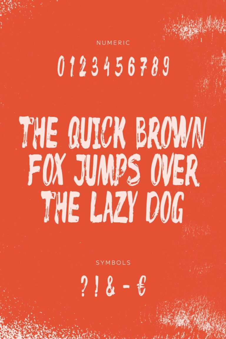Rustic Brush Free Font