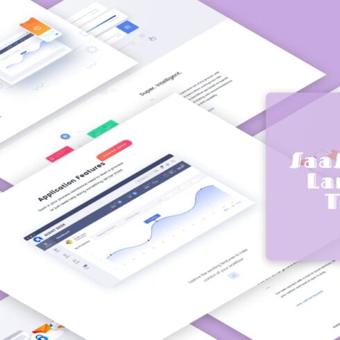 SaaS Workflow Landing PSD Template | Master Bundles