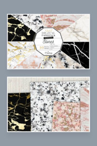 Seamless Digital Paper Stones Set 01 – MasterBundles
