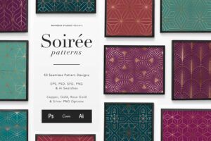 Soiree Pattern Pack – MasterBundles