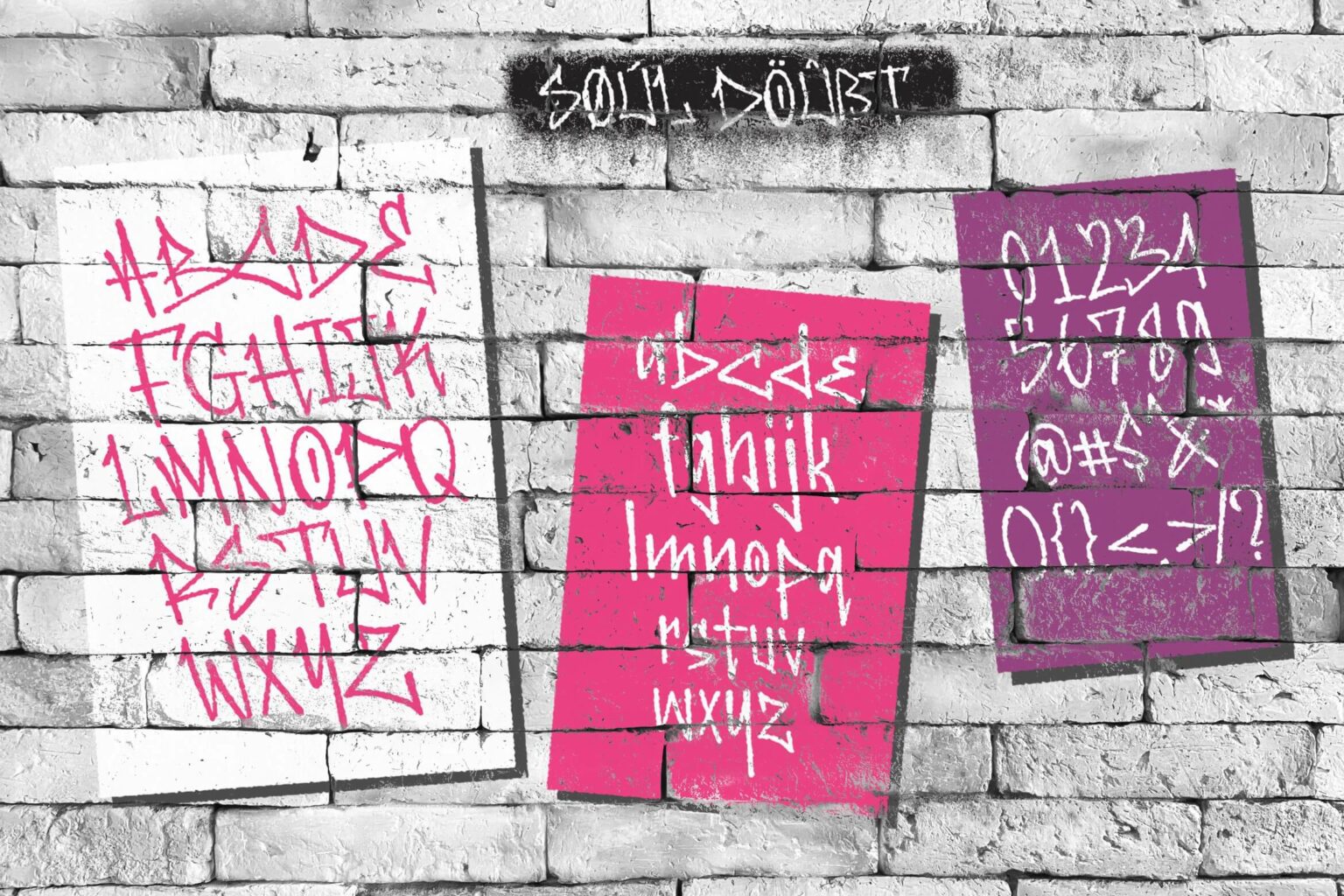 Soul Doubt Two Styles Graffiti Font – MasterBundles